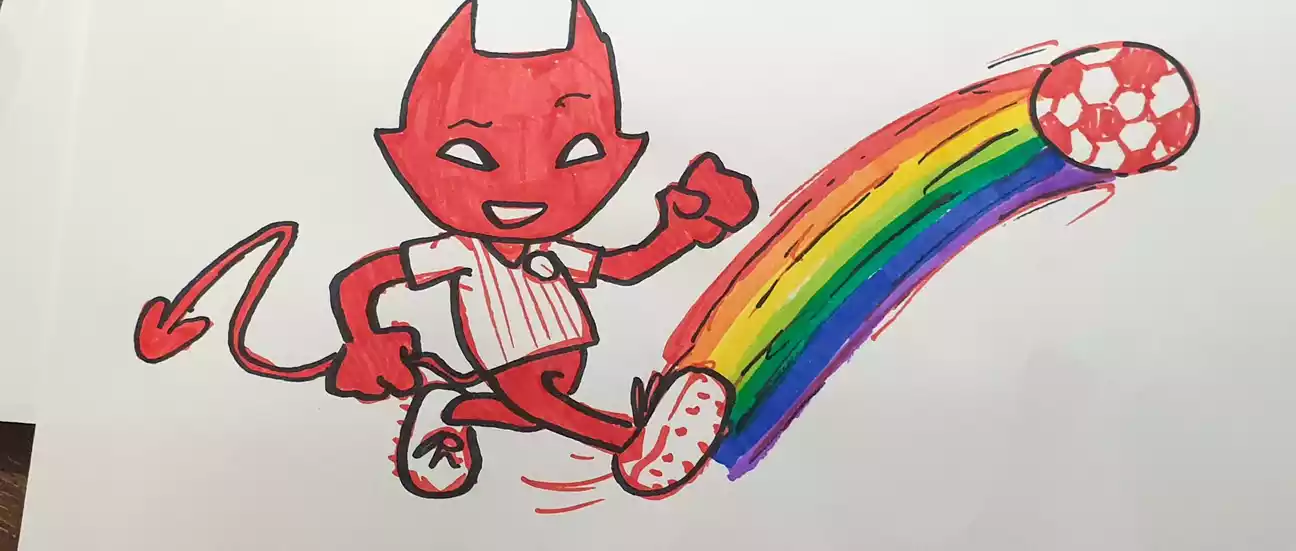 Rainbow Devils give LGBTQ+ talk at Old Trafford – Rainbow Devils