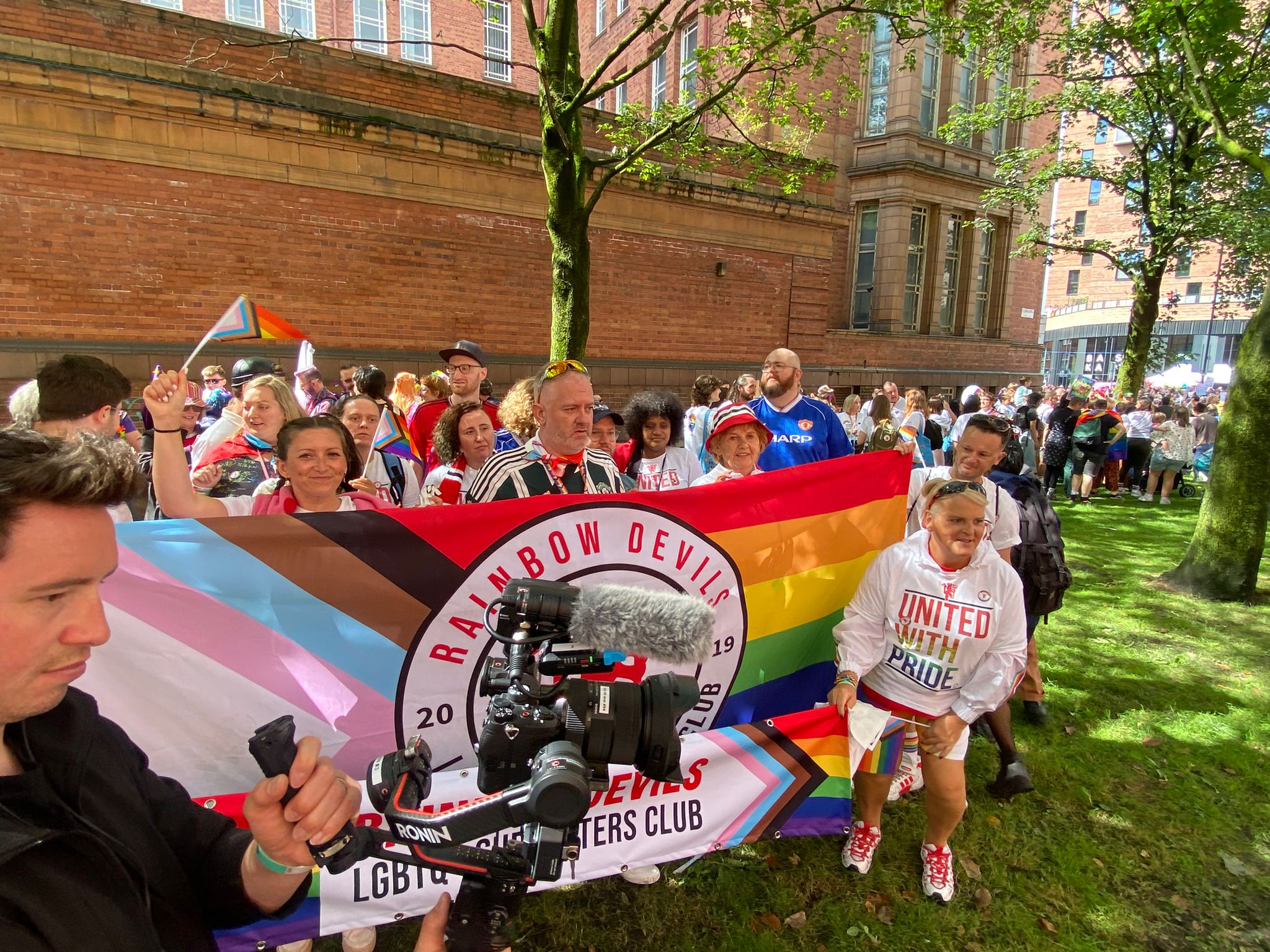 United and Proud. Happy Manchester Pride! – Rainbow Devils
