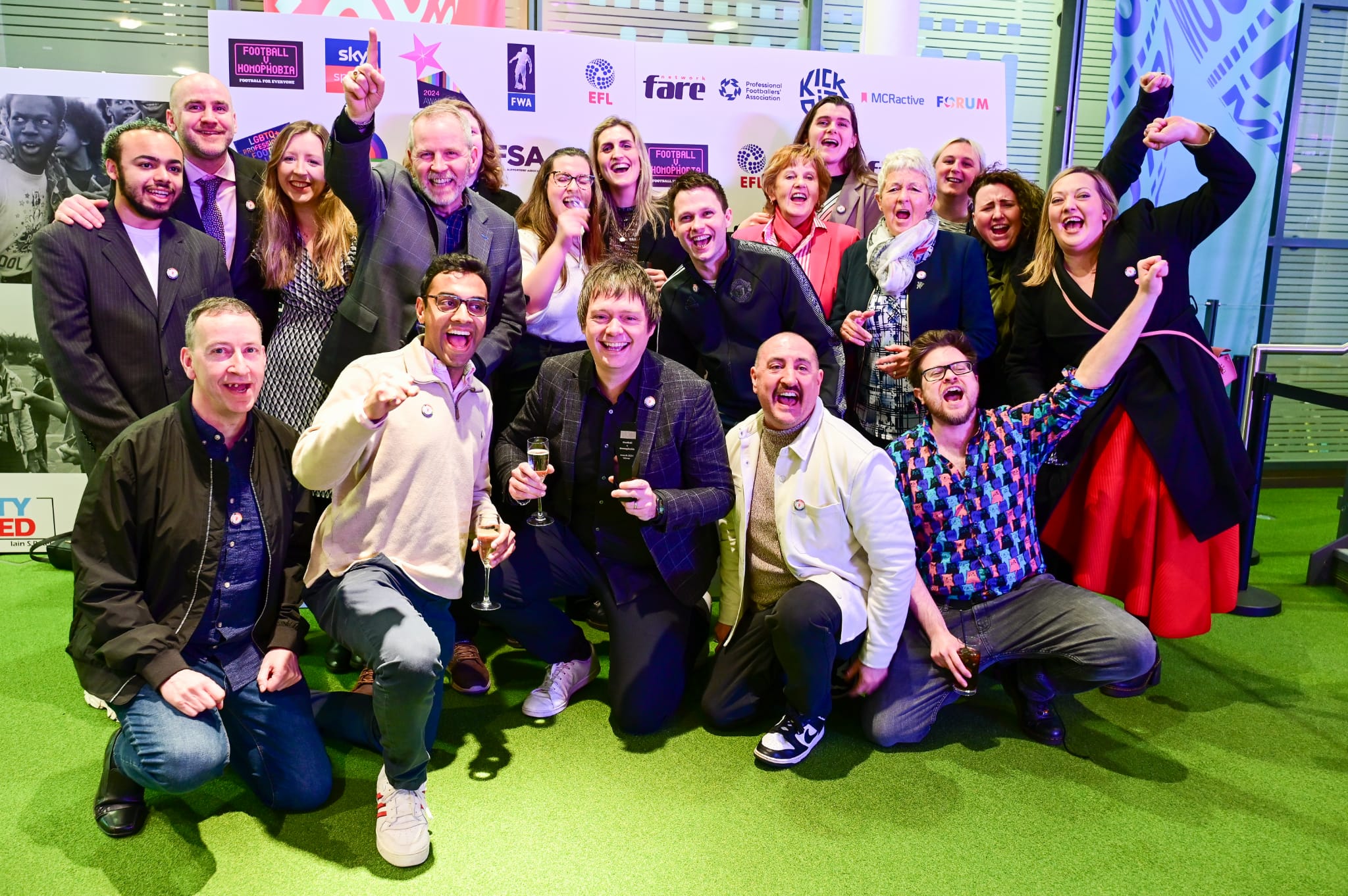 Rainbow Devils at the Football v Homophobia Awards – Rainbow Devils